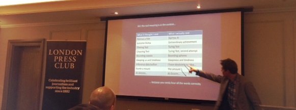 London Press Club hosted Event on Artificial Intelligence – Journalism ...